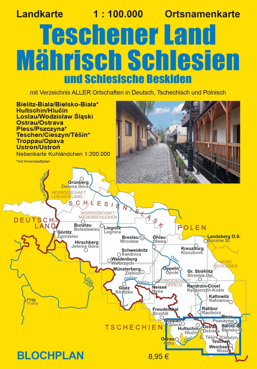 Neuerscheinung: Neue Landkarte vom Teschener Land/ Mährisch Schlesien ...