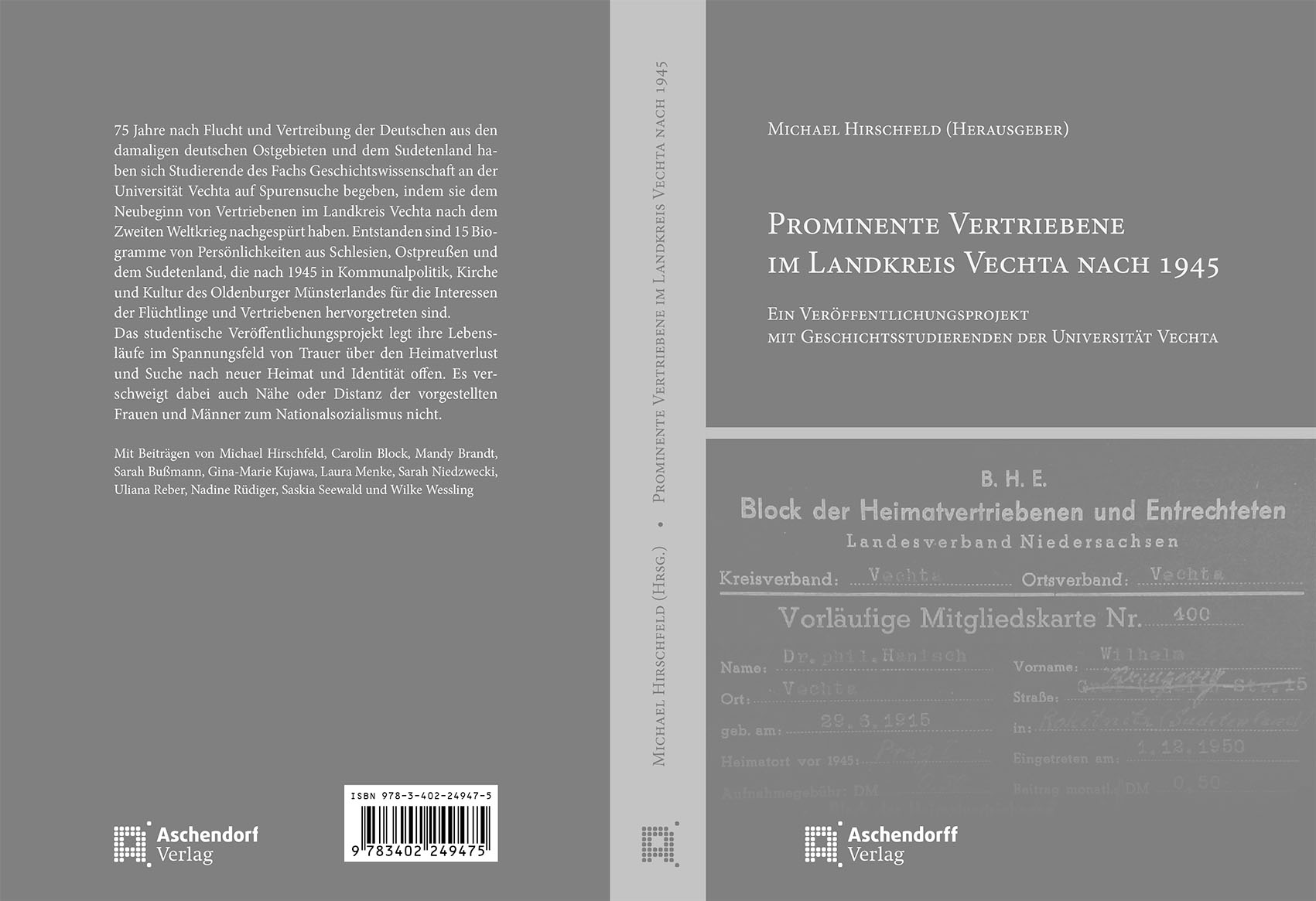 Buch über “Prominente Vertriebene im Landkreis Vechta nach 1945 ...